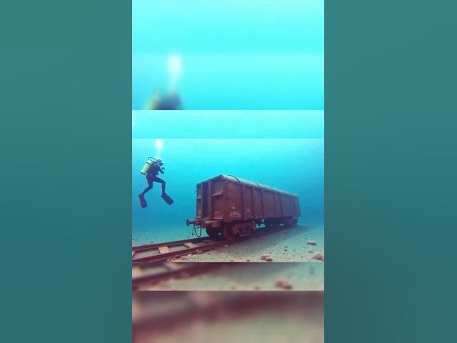 Diver Finds Train Wagon On Ocean Floor, Then Takes A Look Inside #story ...