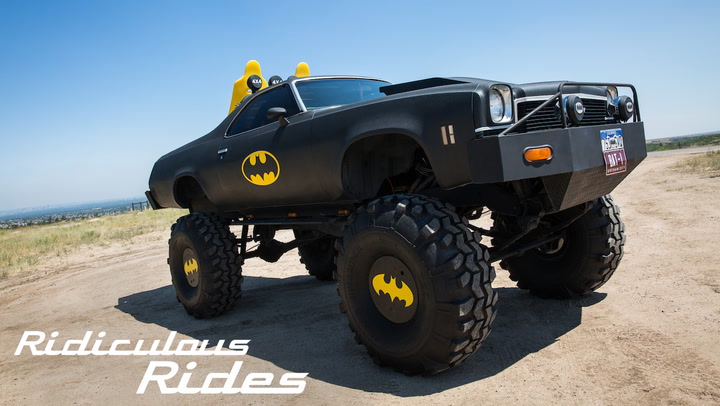 The Batmobile On 44-Inch Wheels | Open Video