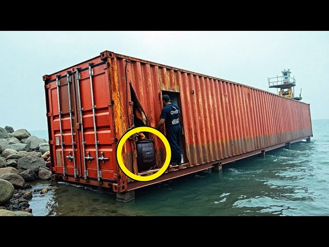 Coast Guard Lifts Container From Ocean Floor, Then They Take A Look ...