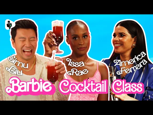 Barbie Cast LOSE Their Minds Making BARBIE C... | Open Video