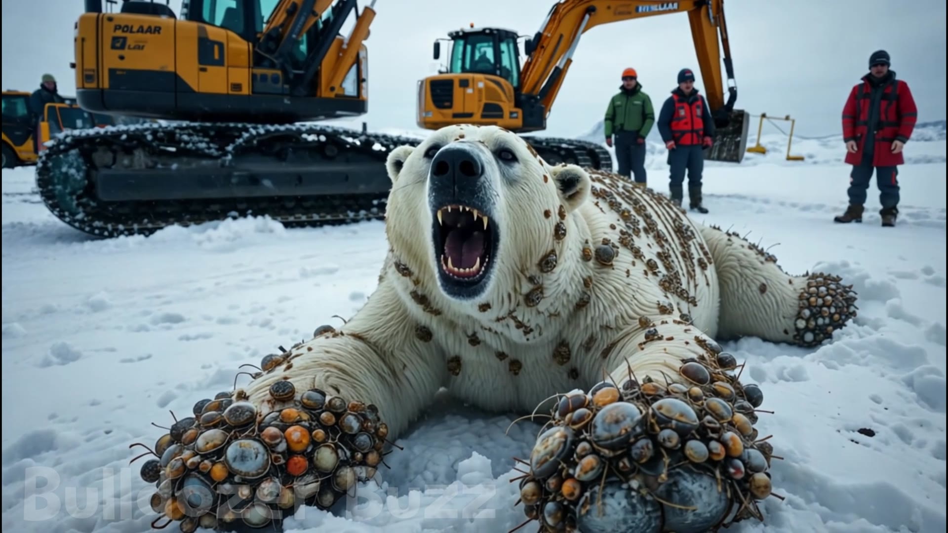 The Polar Bear's Struggle Excavator Team... | Open Video