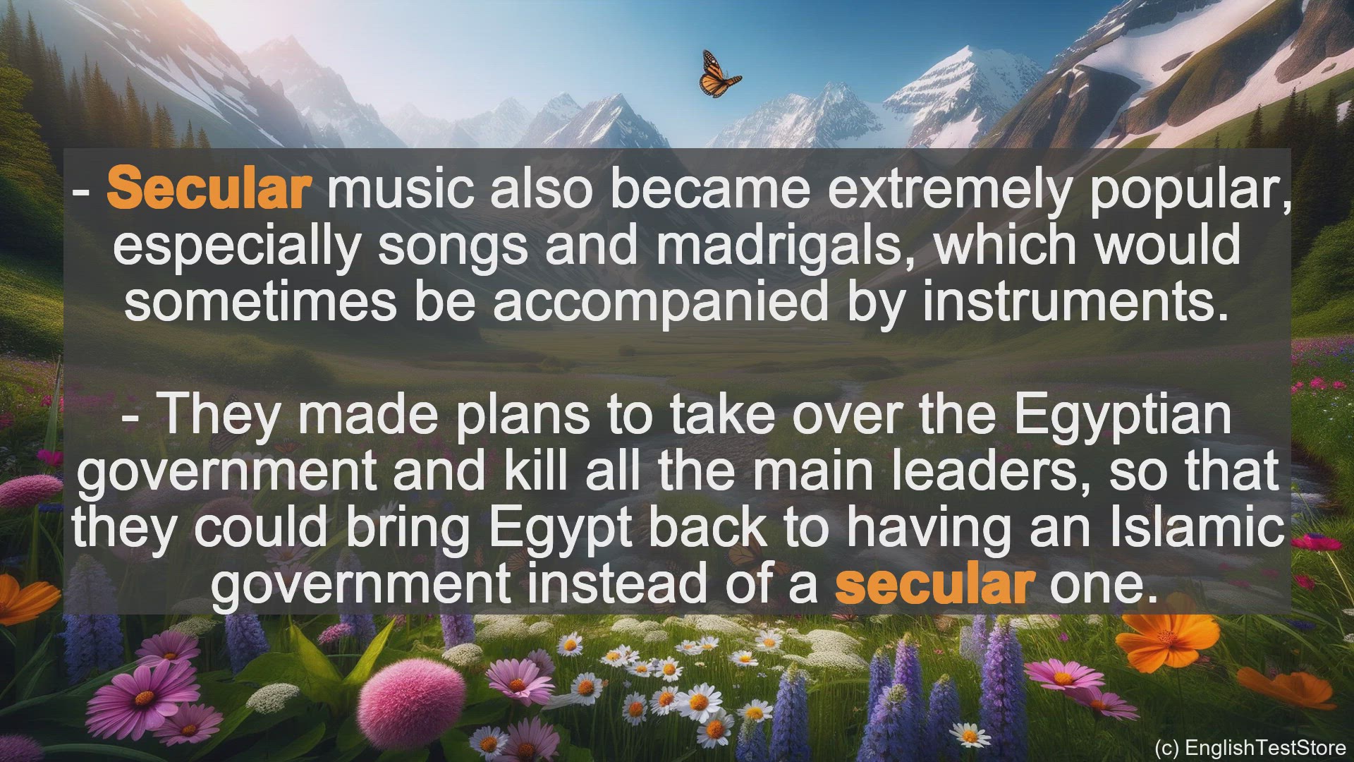 Secular In Sentences - Examples Of Secular I... | Open Video