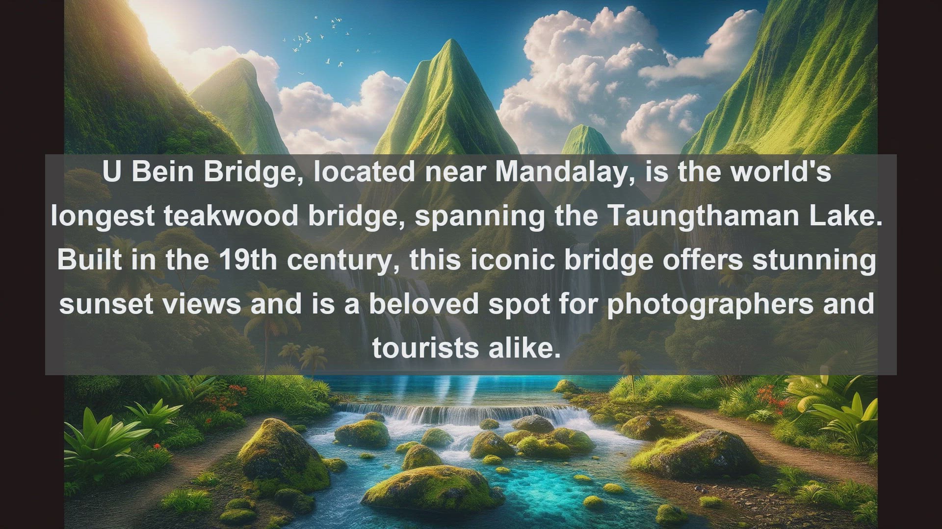 Exploring Myanmar's Iconic Bridges: Top ... | Open Video