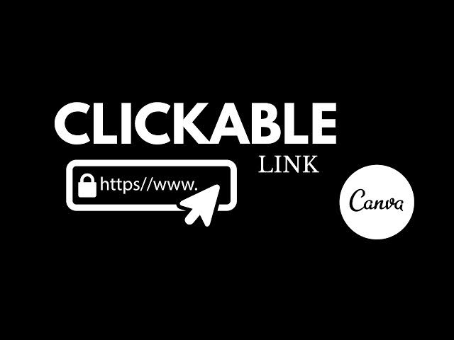 Canva Tutorial: How to Make Clickable Links in Canva | Open Video