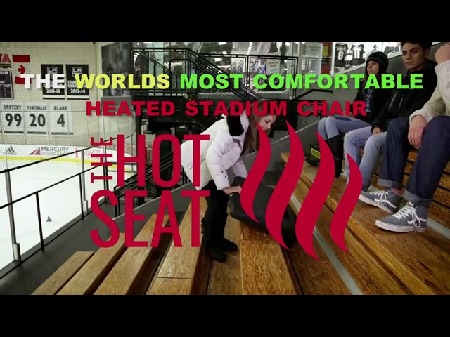 🔥 The Hot Seat – Heated Stadium Bleacher Seat | Open Video