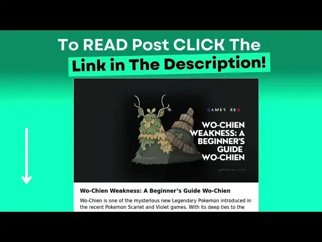 Wo-Chien Weakness: A Beginner’s Guide Wo-Chien | Open Video