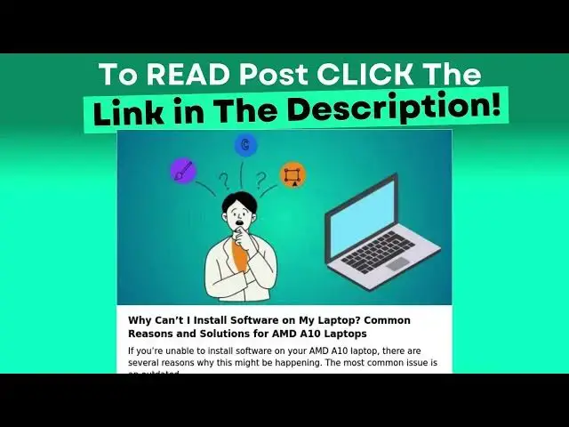 Why Can’t I Install Software on My Laptop? Common Reasons and Solutions ...