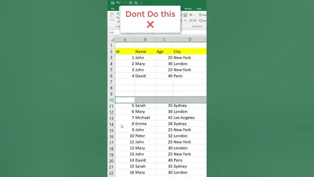 📊Excel Tips: Learn How to Insert Multiple Ro... | Open Video