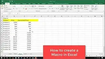 How to record a Macro in Excel | Open Video